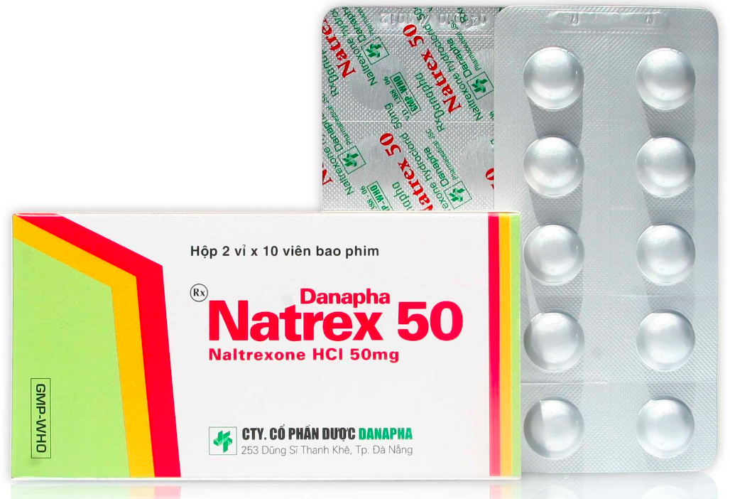Thuốc chống tái nghiện ma túy Natrex 50mg (Naltrexone hydroclorid)